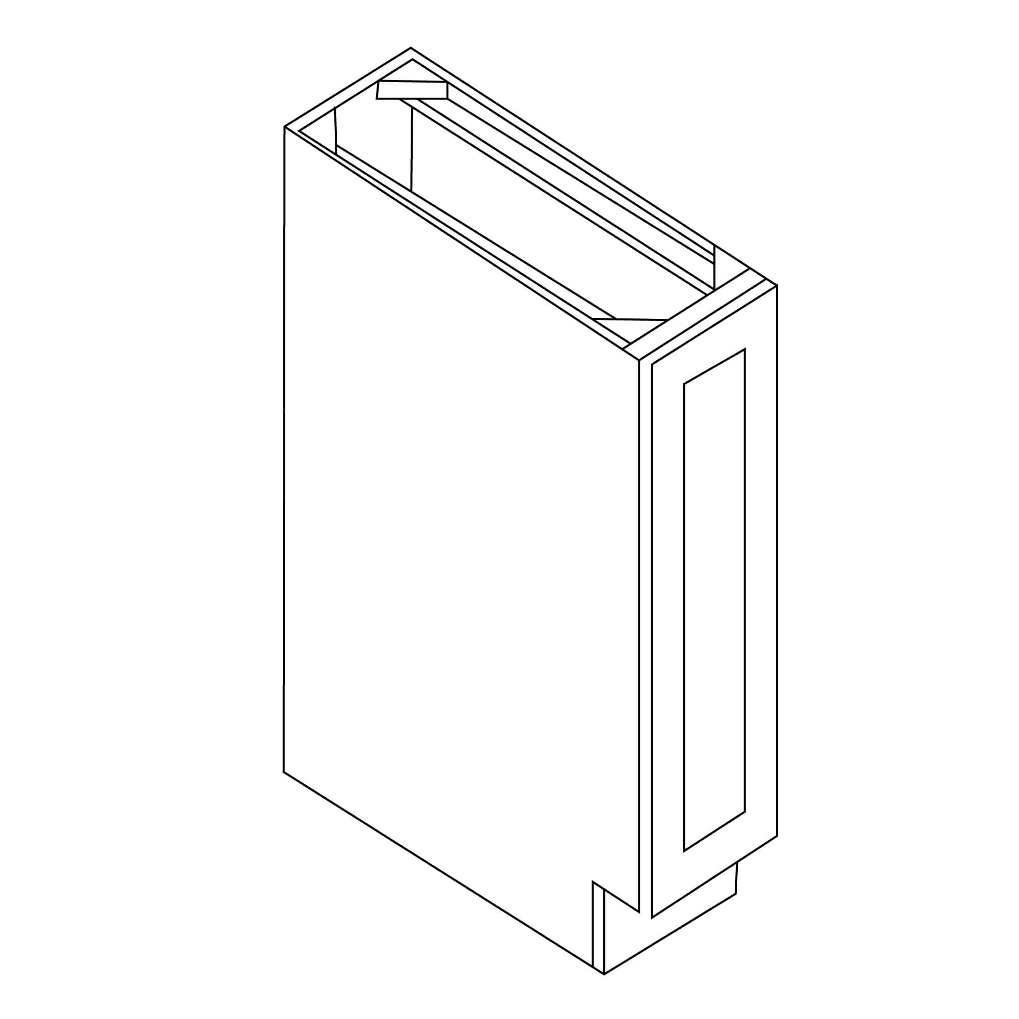Full door base cabinet | 802 Cabinetry